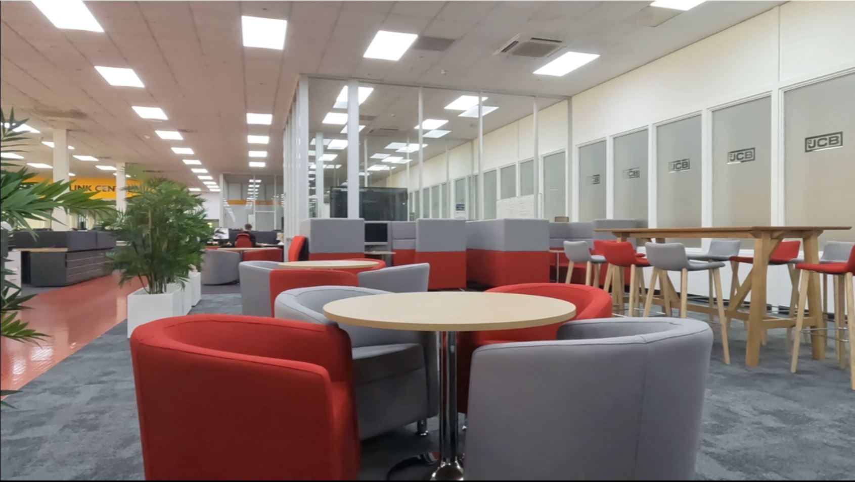 JCB World Parts Breakout Areas - Bullock and Bosson